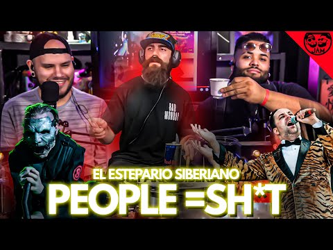 El Estepario Siberiano | PEOPLE = SH*T JAZZ COVER | SLIPKNOT / RICHARD CHEESE - DRUM COVER REACTION