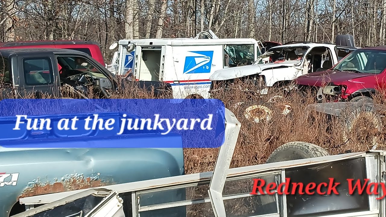 Junkyard on a Saturday morning [REDNECK WAYS] - YouTube