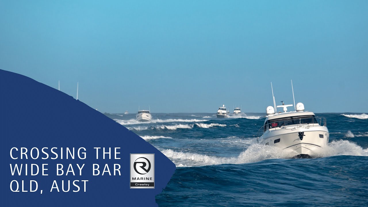 Crossing the Wide Bay Bar 2018 - YouTube