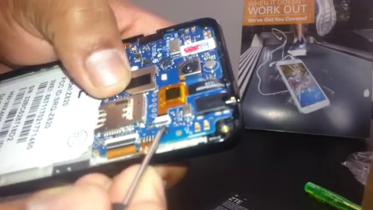 Disassemble Tutorial for ZTE Obsidian Z820 T-Mobile - YouTube