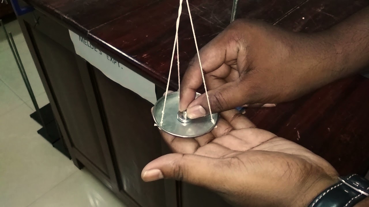 Experiment no. 1: Melde's String - YouTube
