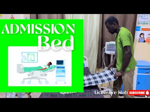 PRACTICAL NURSING E04; Making an Admission Bed 🛌 💯 - YouTube