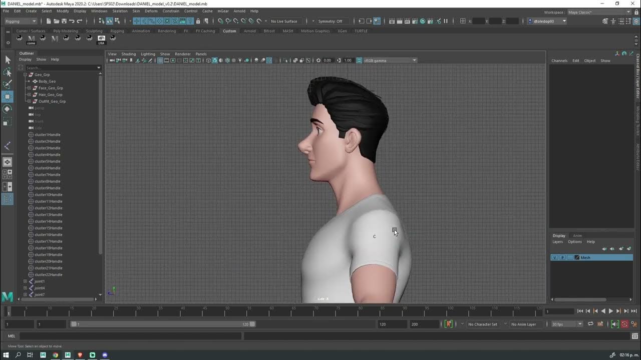 Rigging Humanoid - Create Joints Part 1 - YouTube
