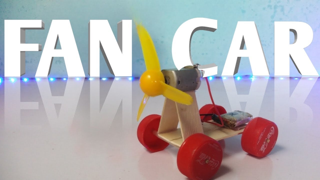 how to make car with fan |DIY fan car - YouTube