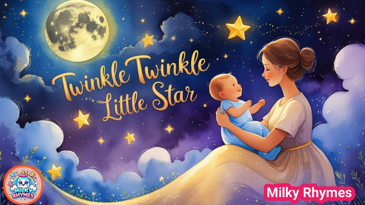 🌙 Twinkle Twinkle Little Star 🌟 Soothing Lullaby for Babies | Sleep ...