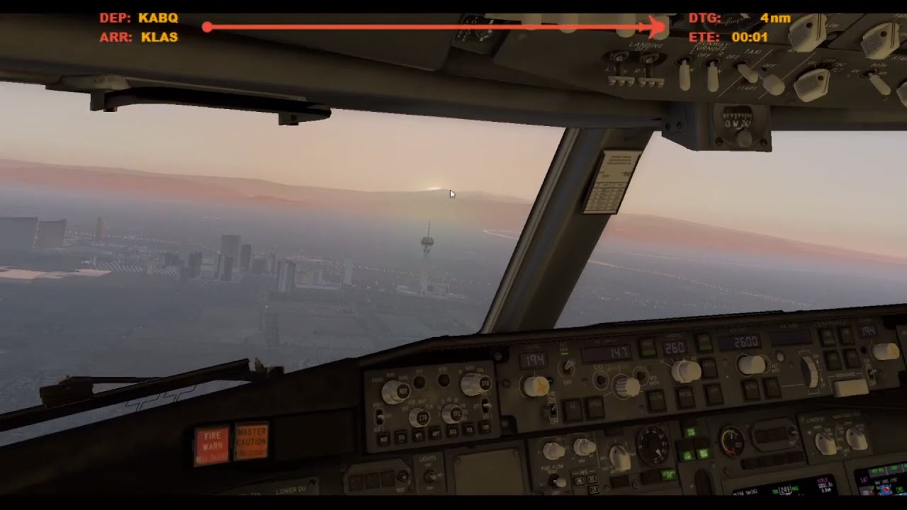 RNAV (RNP) Z RWY 19R Approach in Las Vegas! - YouTube