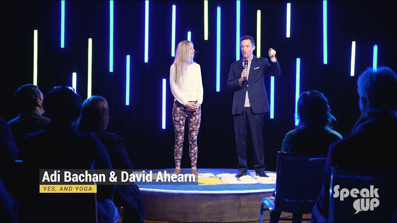 David Ahearn & Adi Bachan on SpeakUP | Yes & Yoga - YouTube