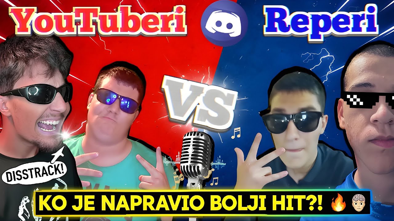 Ko Je Bolji U Pevanju? JUTJUBERI VS REPERI | Discord Reperi #6 - YouTube