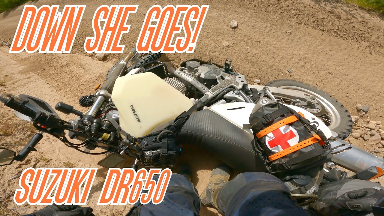 Suzuki DR650 Dual Sport Fun! SAND, RUTS, and HILLS - YouTube