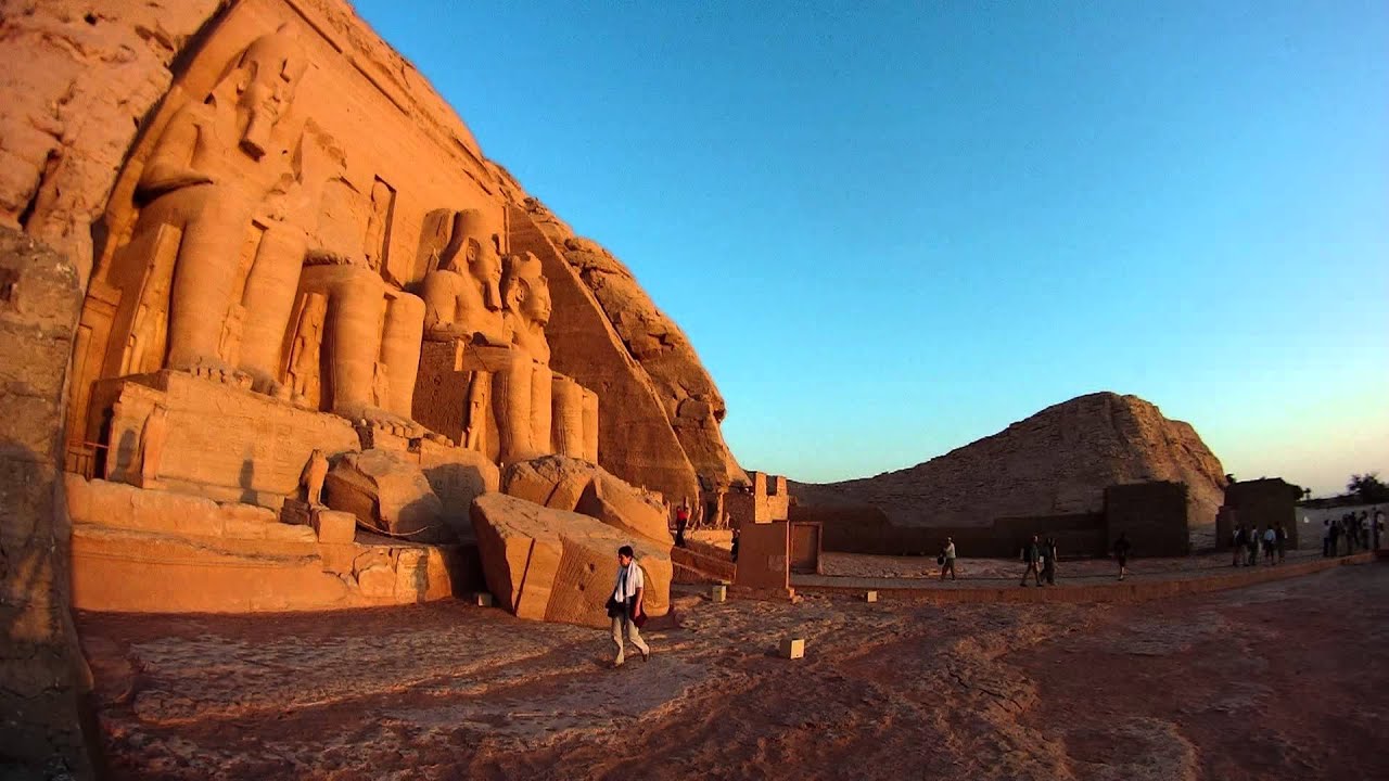 Abu Simbel Egypt at Sunrise - YouTube