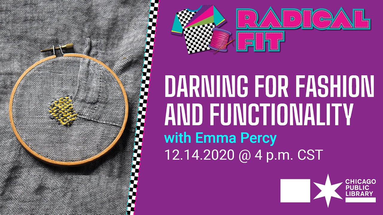 Darning for Fashion and Functionality with Emma Percy - YouTube