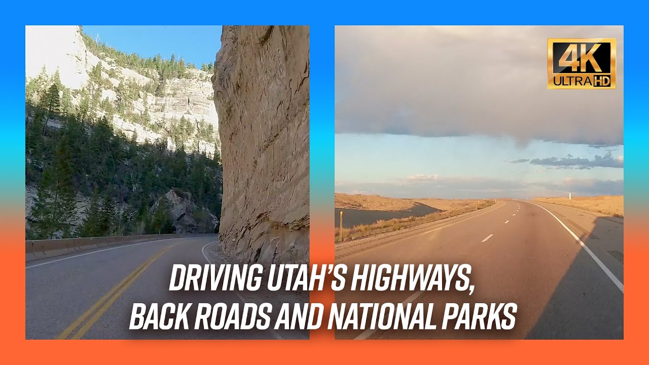 Ultimate Utah Road Trip Driving Highways, Back Roads and National Parks ...