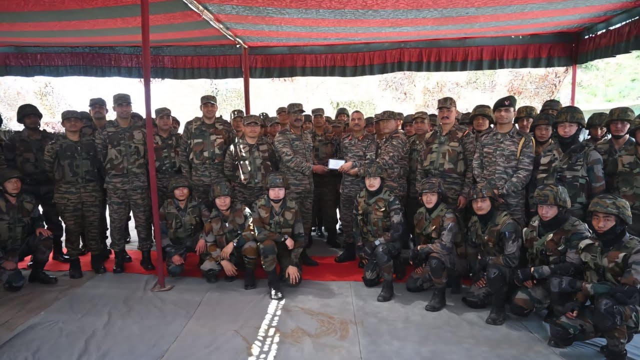 1st Battalion - 11 GORKHA RIFLES hosts Army Commanders - YouTube