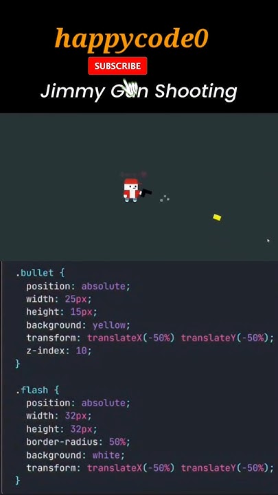 Jimmy Gun 🔫 Shooting #html #css #javascript |||| - YouTube