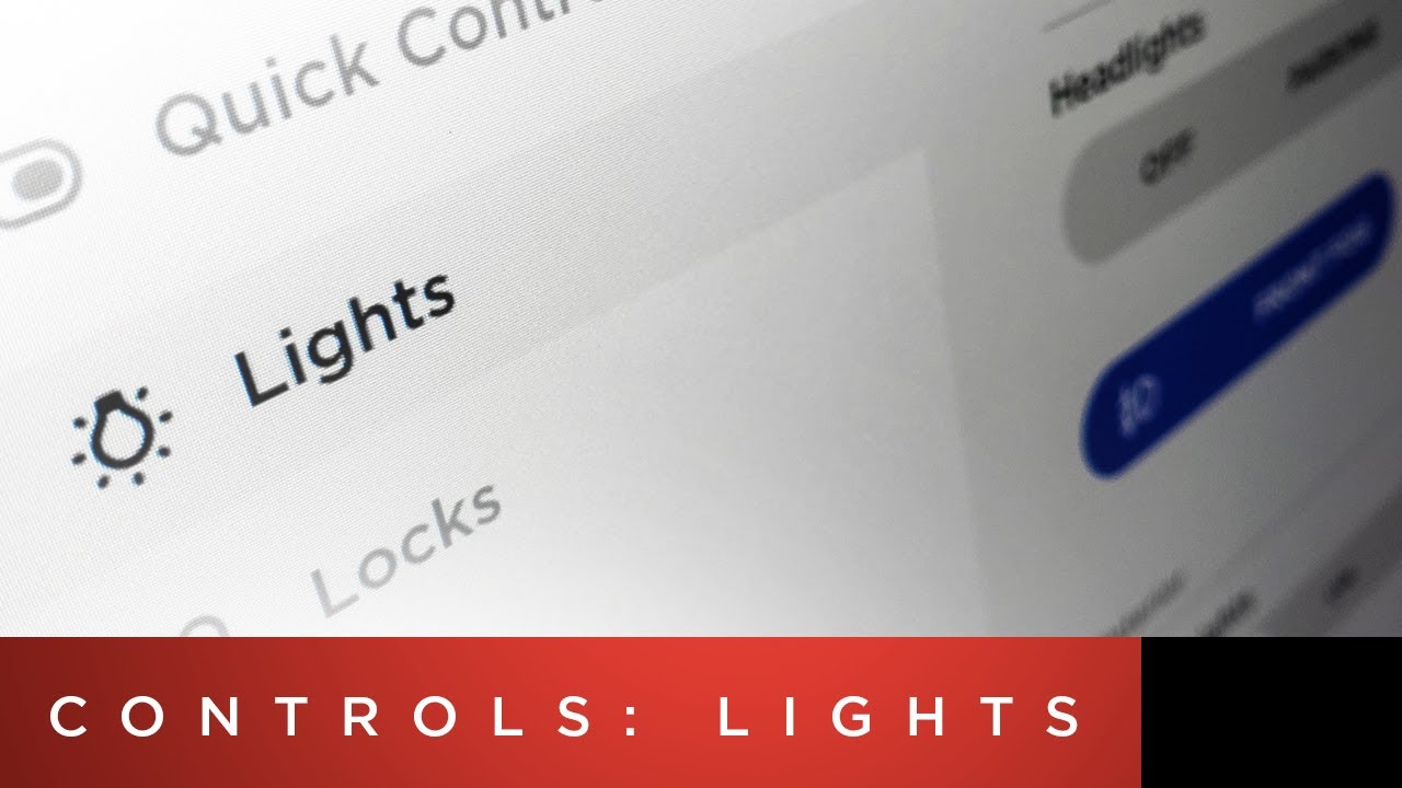 Tesla Model 3 Tutorial | Controls: Lights - YouTube