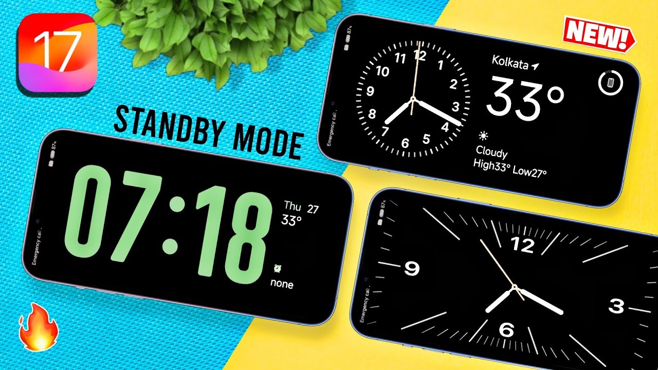 Enable iOS 17 Standby Mode on Redmi Phone | iOS 17 Features for MIUI 14 ...