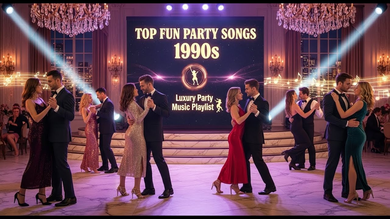 Top Fun Party Songs 1990s | Luxury Party Music Playlist💃 Romantic ...