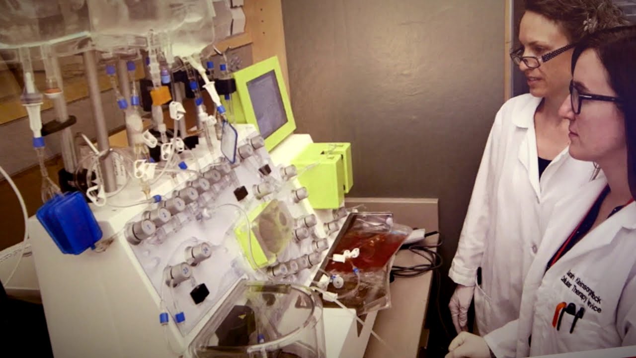 Cellular Therapy Manufacturing lab - YouTube