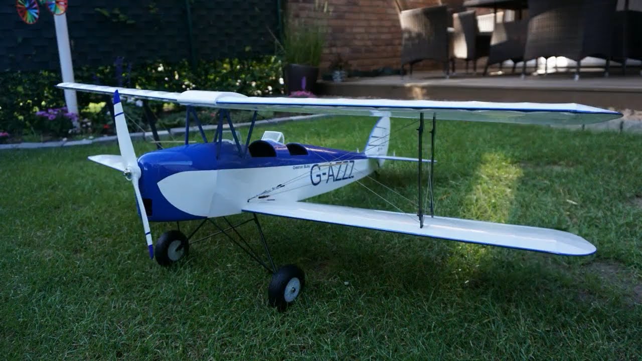 Balsa Plane DH82a Tiger Moth Large Electric Power Fixed Wing Plane ...