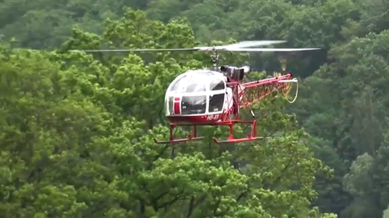 Vario Helicopter Aérospatiale SA 315B Lama RC Giant Scale Model - YouTube