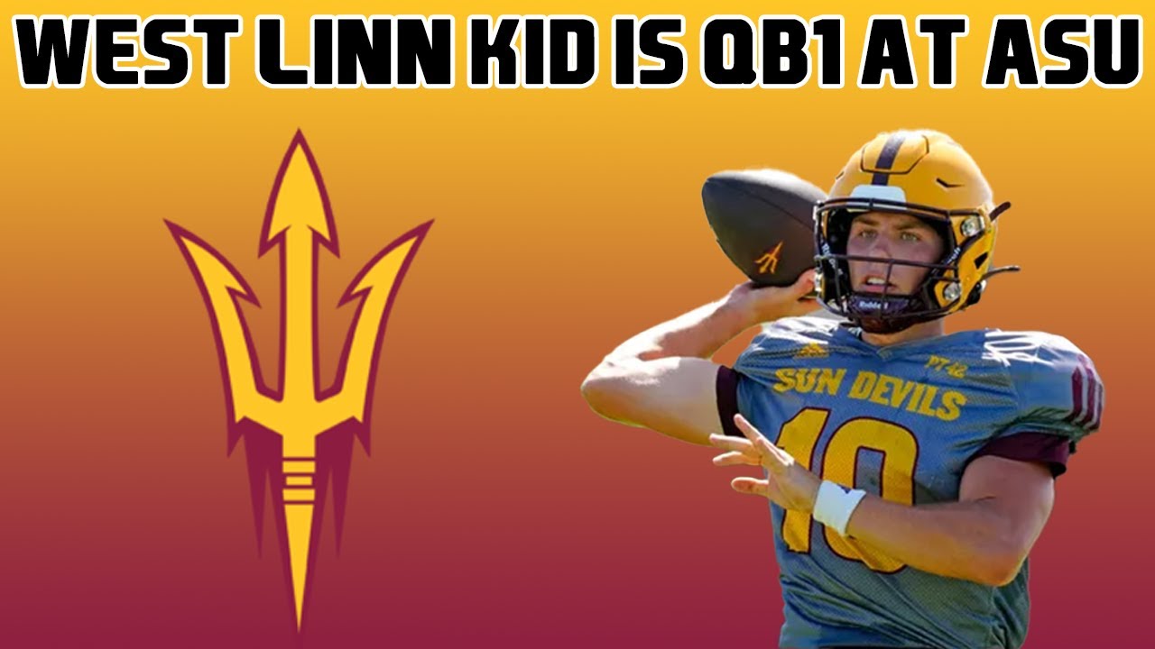 West Linn's Sam Leavitt Named Starting QB At ASU | Dirt & Sprague - YouTube