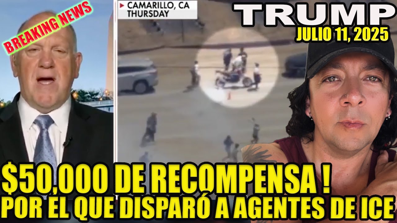 $50,000 de RECOMPENSA POR EL QUE DISPARO A AGENTES DE ICE EN CAMARILLO ...