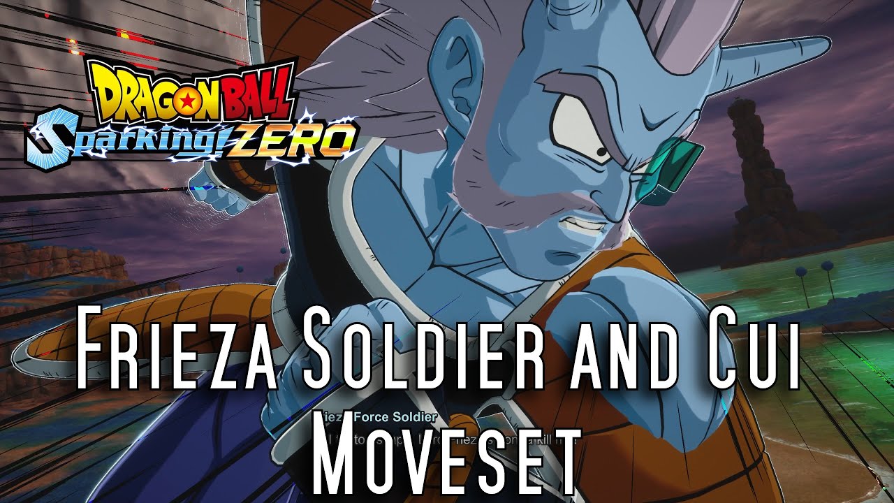 Dragon Ball Sparking ZERO Frieza Soldier and Cui Moveset - YouTube