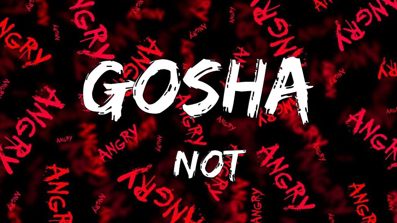 $NOT - GOSHA (Lyrics) - YouTube