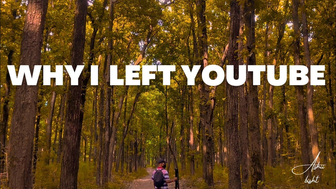 WHY I LEFT YOUTUBE🥺? #camerawalebhaiya #youtube - YouTube