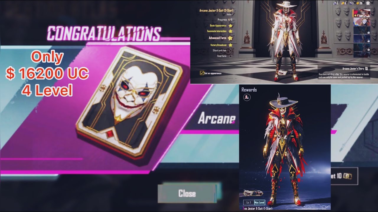 New X- Suit Arcane Jester X-Suit | Lucky Spin JOKER X-SUIT || OPENING ...