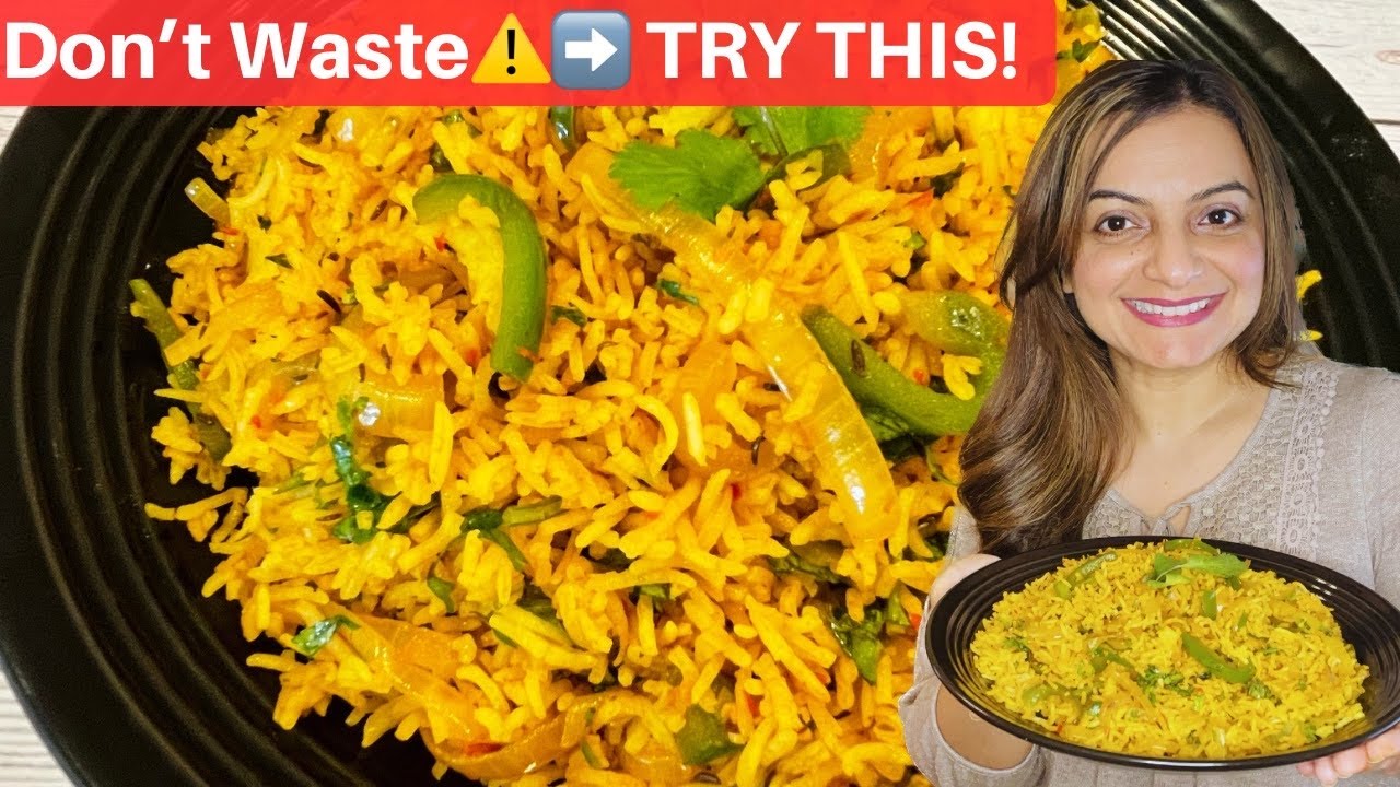 How To Use LEFTOVER Rice, Try This SUPERB Rice Recipe | Leftover Chawal ...