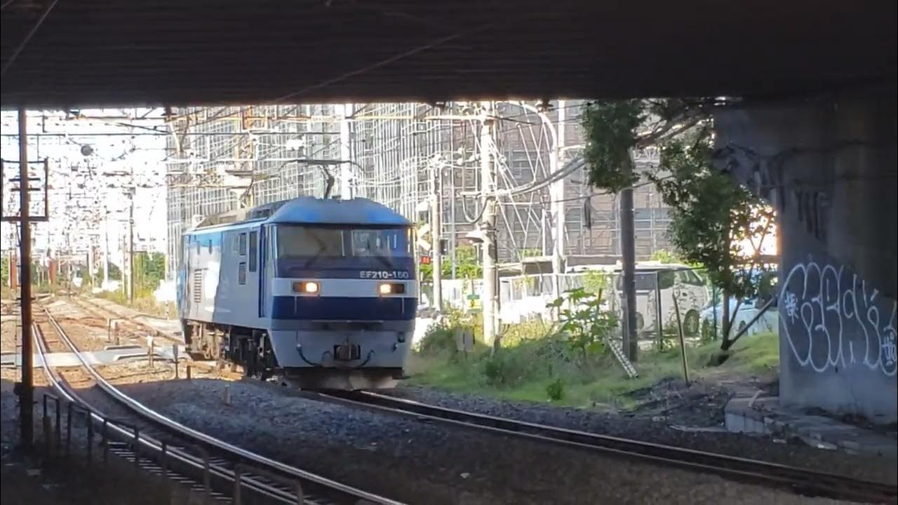 EF210-150 単5582レ川崎貨物行 浜川崎通過 - YouTube