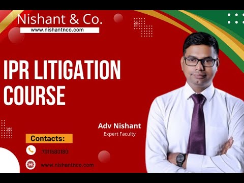 Day -1 Basic Concept of IPR Litigation and Drafting of Notice for ...