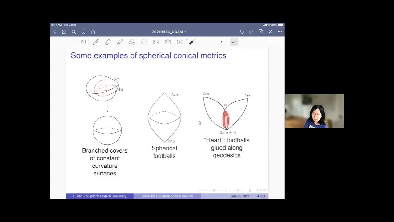 Xuwen Zhu : Constant curvature conical metrics - YouTube