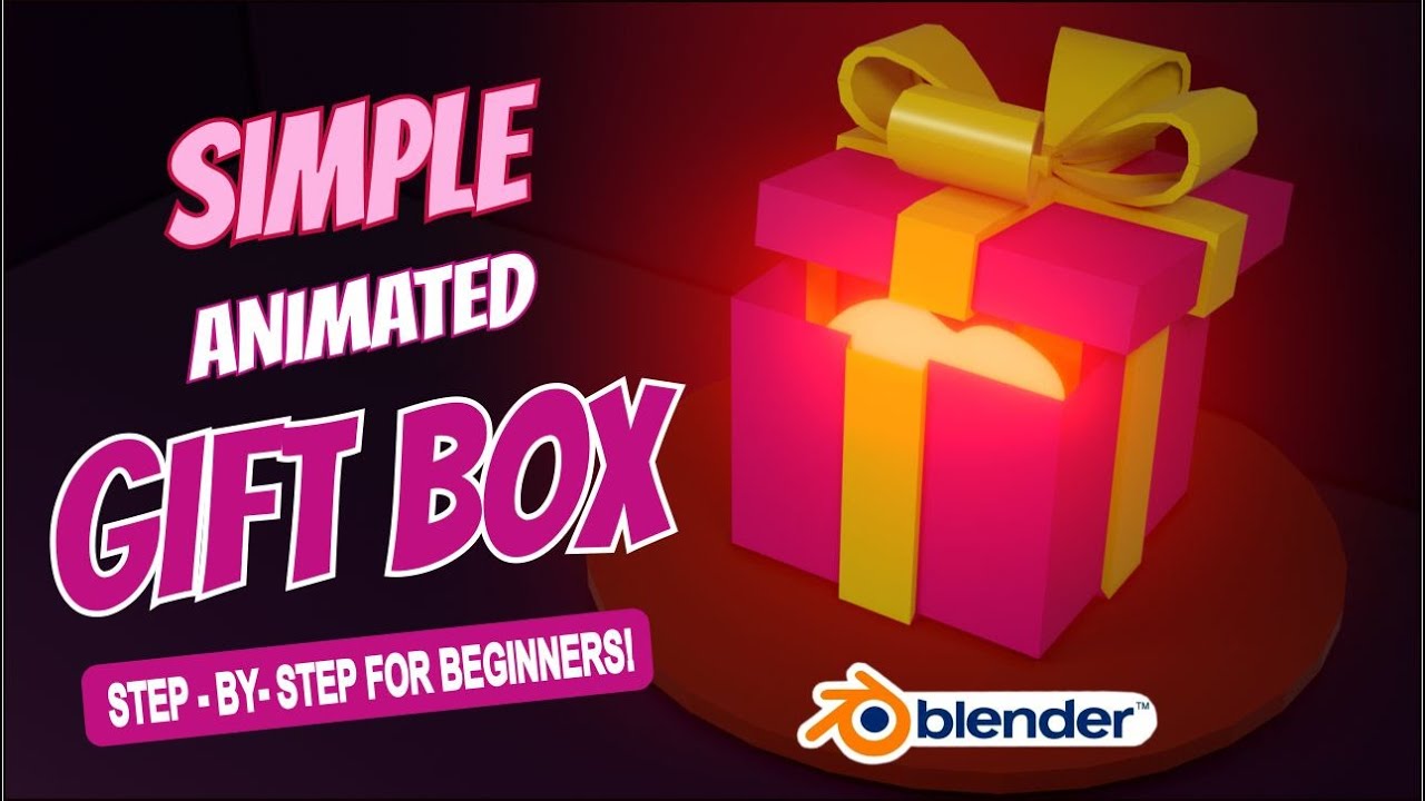 Gift Box Animation in Blender | Easy 3D Modeling for Beginners - YouTube