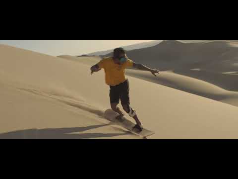 Slip Face Sandboards with OKP Films at Dumont Dunes