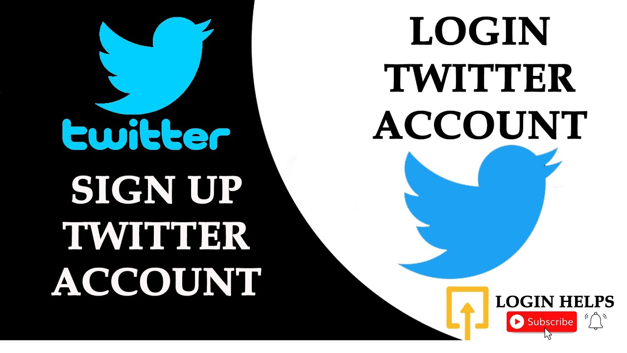 How to Sign Up & Login Twitter Account? Create Twitter Account, Login ...