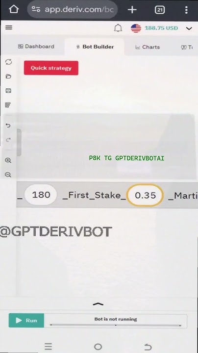 🤖 ChatGPT AI DERIV BOT 2024 - No Loss Over Under Strategy | Real Trading Proof #shorts #derivbot ...