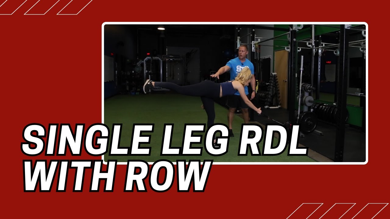 Single Leg RDL with Row | Cable Machine Exercise - YouTube