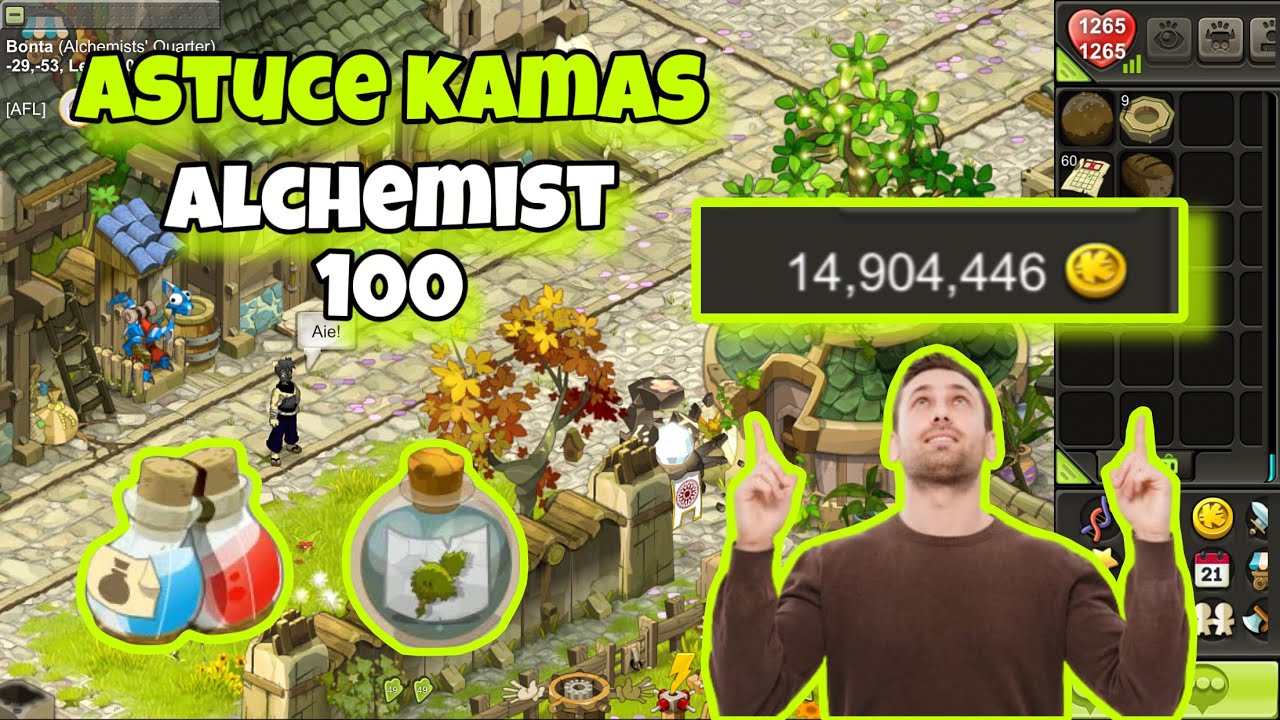 (Dofus touch) astuce kamas 2025 alchemist 100 🤑😱 - YouTube