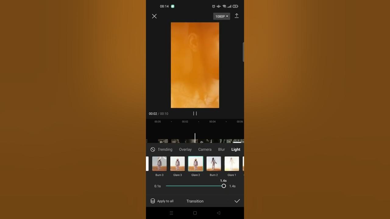 Light Leaks Transition Tutorial on CapCut - YouTube