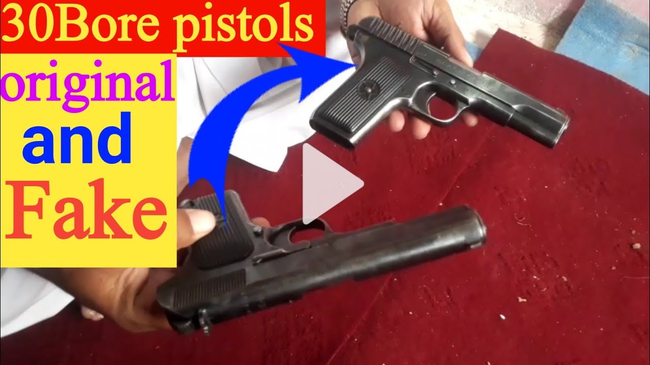 TT30 bore original pistol Our Fake 30bore pistol Nishani]Technical ...