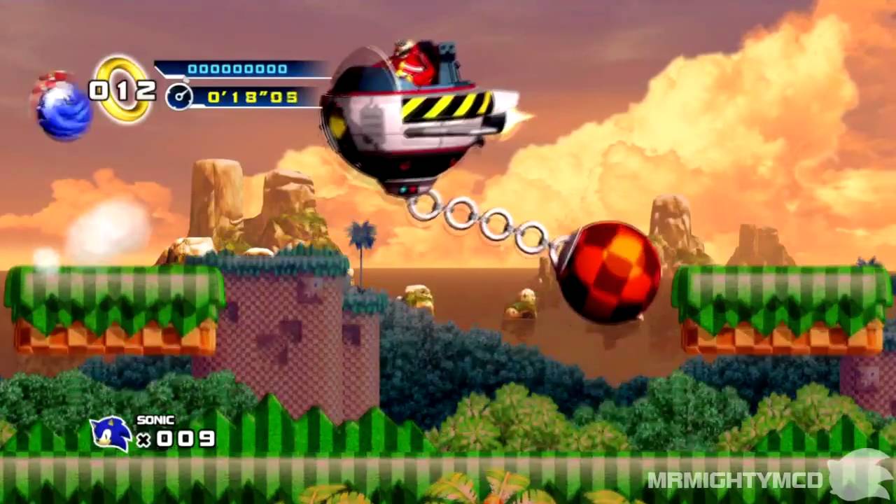 Sonic 4: Episode 1 - Splash Hill Zone Boss in HD 720p (Xbox Live Arcade ...