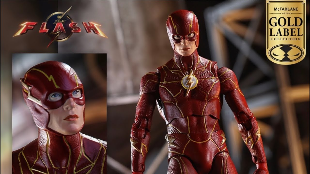 Mcfarlane Toys exclusive Gold label speed force Flash figure available ...