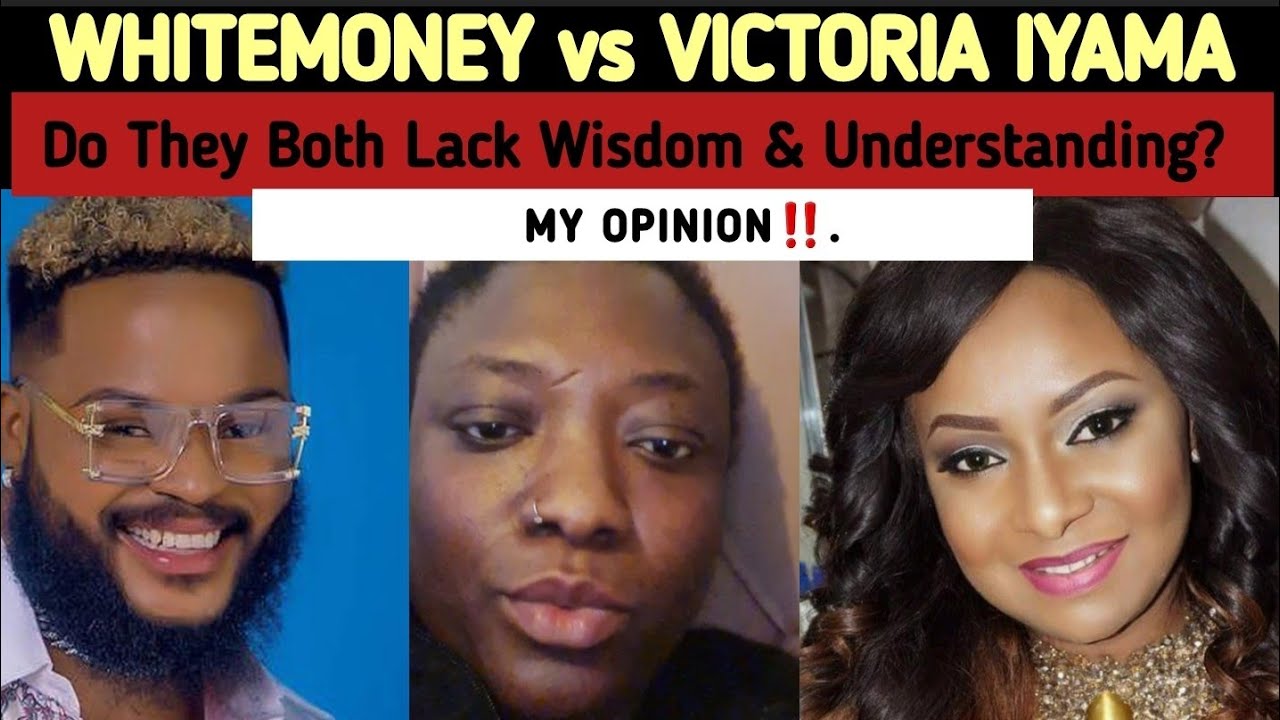 BBN WINNER WHITEMONEY AND ACTRESS VICTORIA IYAMA in a tussle of lack of ...