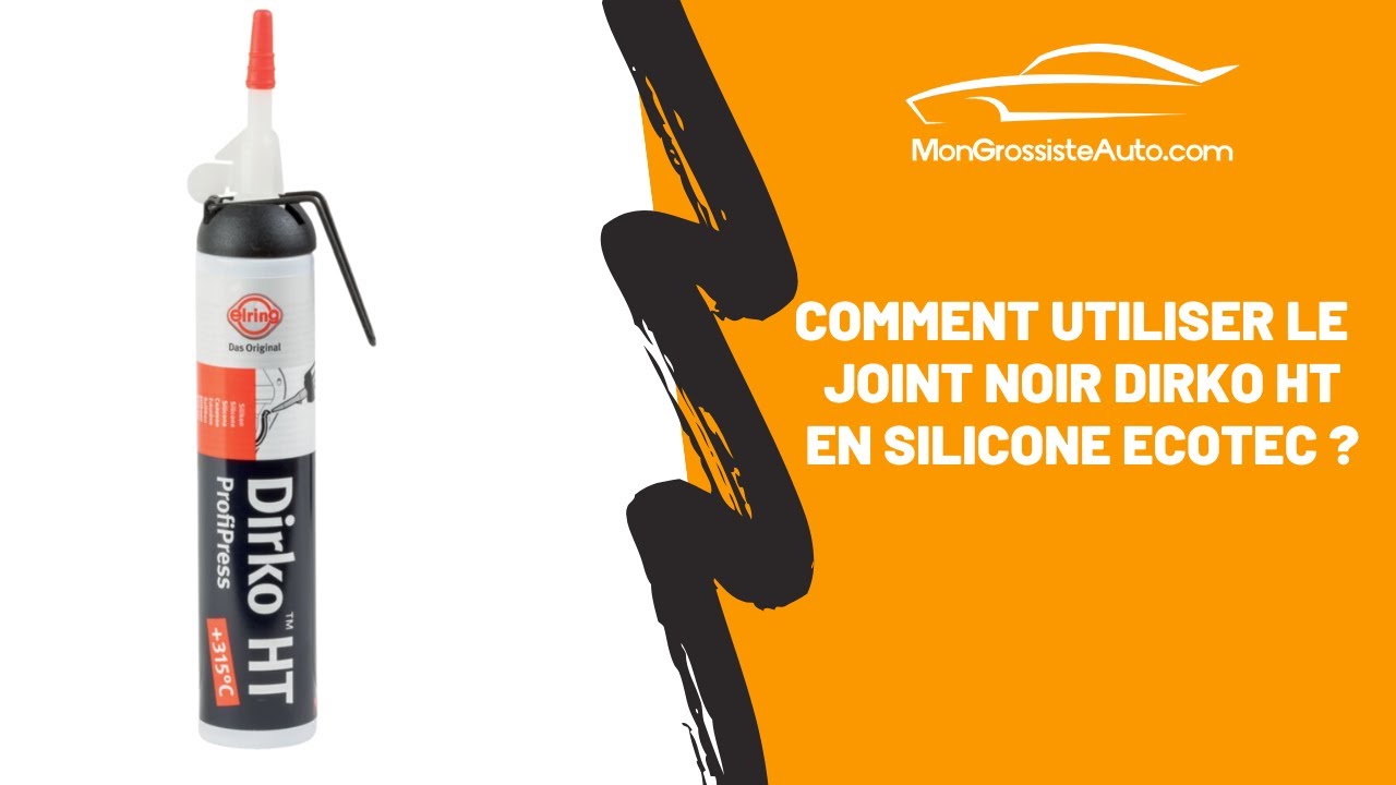 Comment utiliser le joint noir Dirko HT en silicone Ecotec ? - YouTube