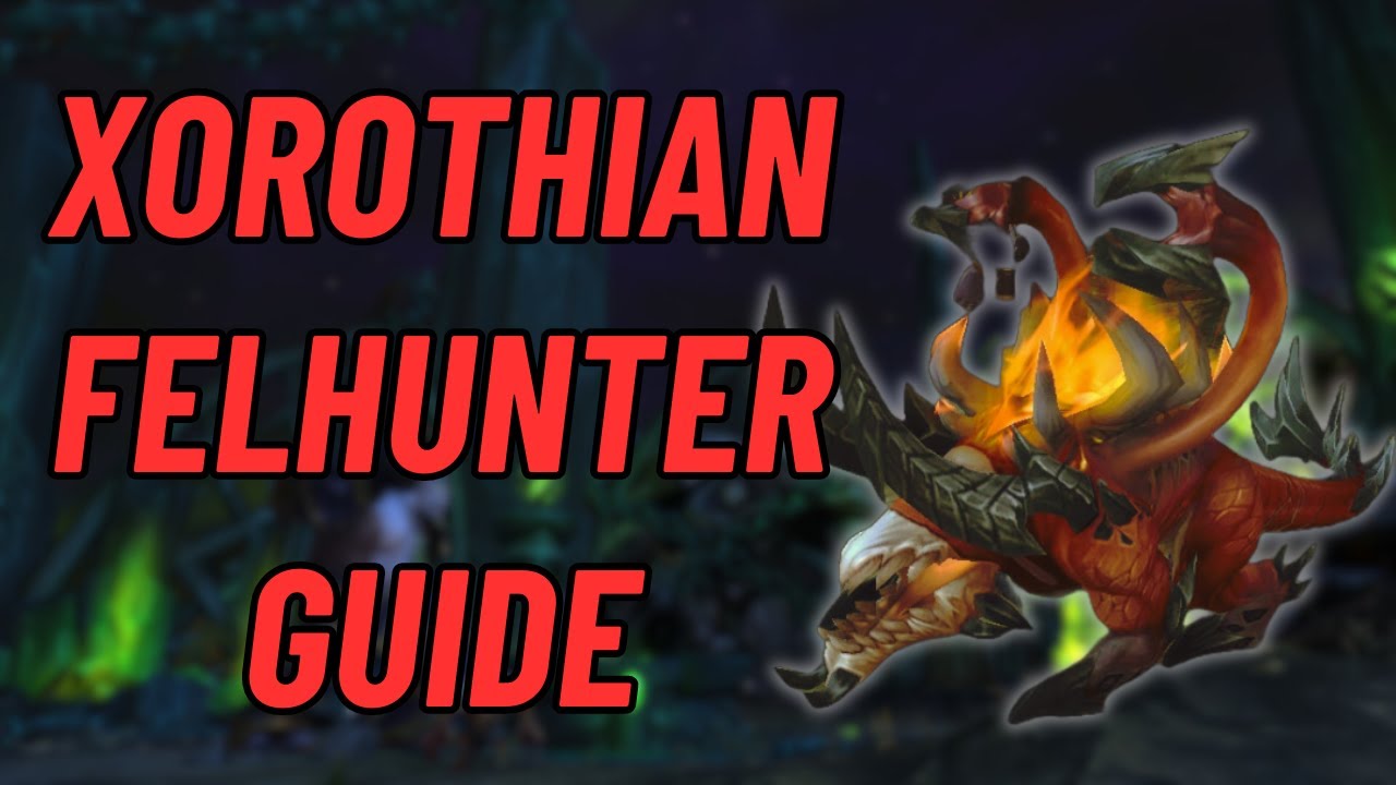 Grimoire of the Xorothian Felhunter Guide | 4K World of Warcraft ...