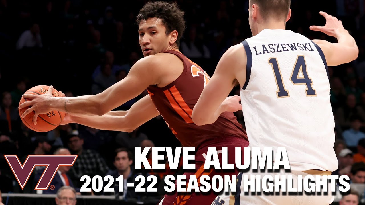 Keve Aluma Regular Season Highlights | Virginia Tech Forward - YouTube