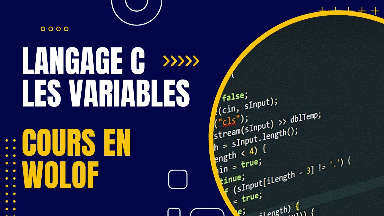 LES VARIABLES - COURS EN WOLOF - YouTube