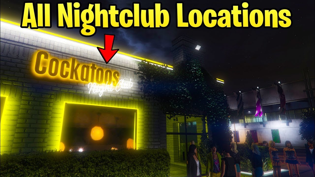 GTA Online Nightclub DLC - ALL Club Locations That We Might Own - YouTube